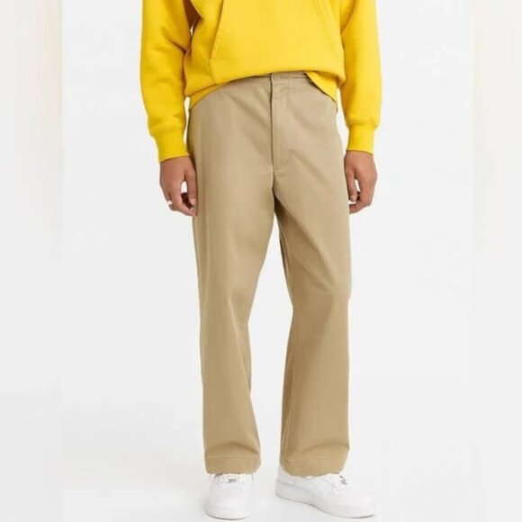 Levi's | Pants | Levis Skateboarding Loose Fit Mens Size 36x32 Beige ...